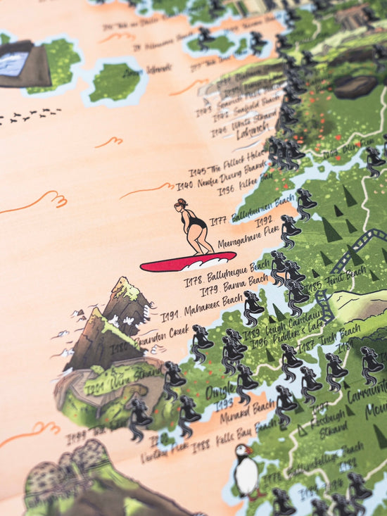 Swim Map of Ireland – Salty Sea Sisters